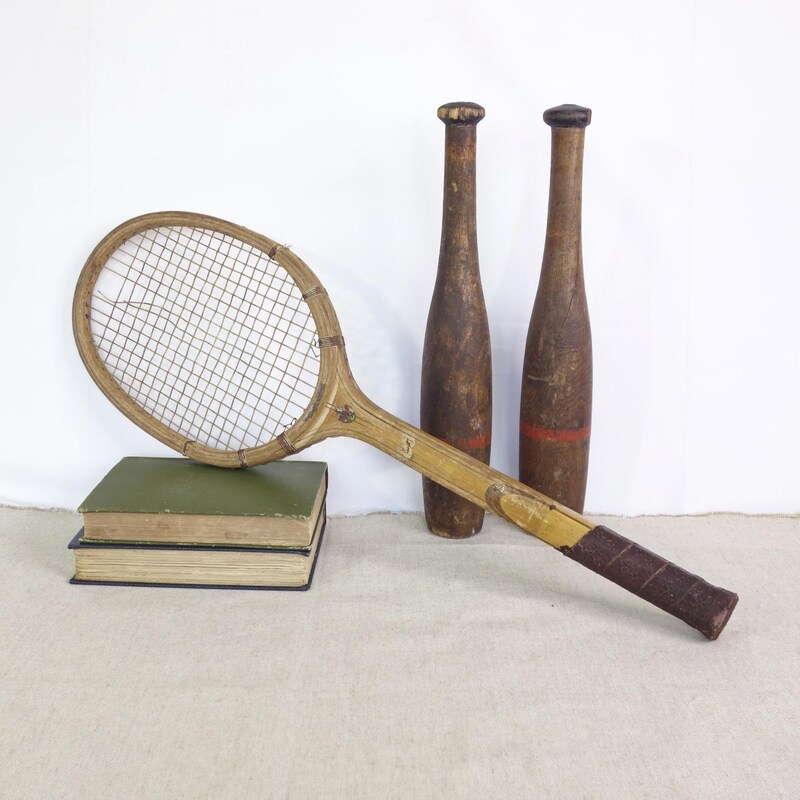 Wood Tennis Racket - Etsy