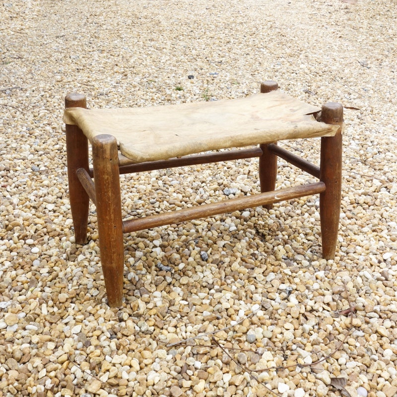 Oak Footstool - Etsy