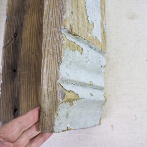 Vintage Victorian Door Trim, Antique Wood Molding, Plinth Block ...