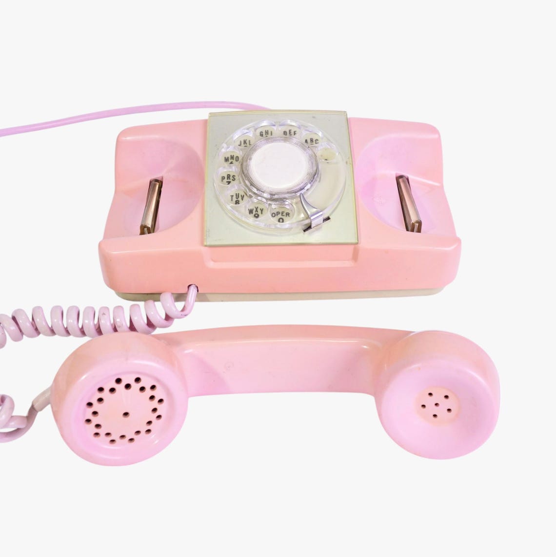 Retro Pink Rotary Phone, Vintage Rare Automatic Electric, Starlite AE ...