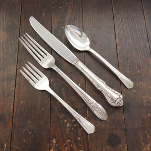 Choice Mismatched Silverplate Silverware Place Setting, 4 Pc, 5 Pc or ...