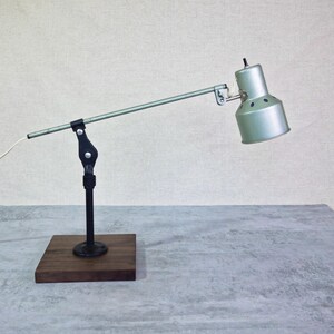 Vintage Industrial Machinist Shop Light, Articulating Table Lamp, Retro ...