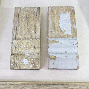 Vintage Victorian Door Trim, Antique Wood Molding, Plinth Block ...