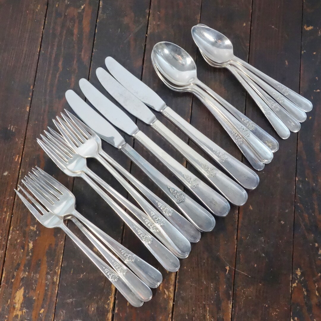 Choice Silver Plate Silverware, Holmes & Edwards Youth Grille, Service ...