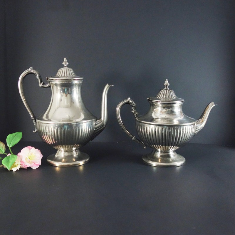 Silver Plate Teapot - Etsy