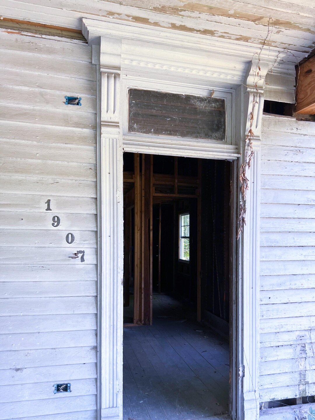 Vintage Victorian Door Trim, Antique Wood Molding, Plinth Block ...