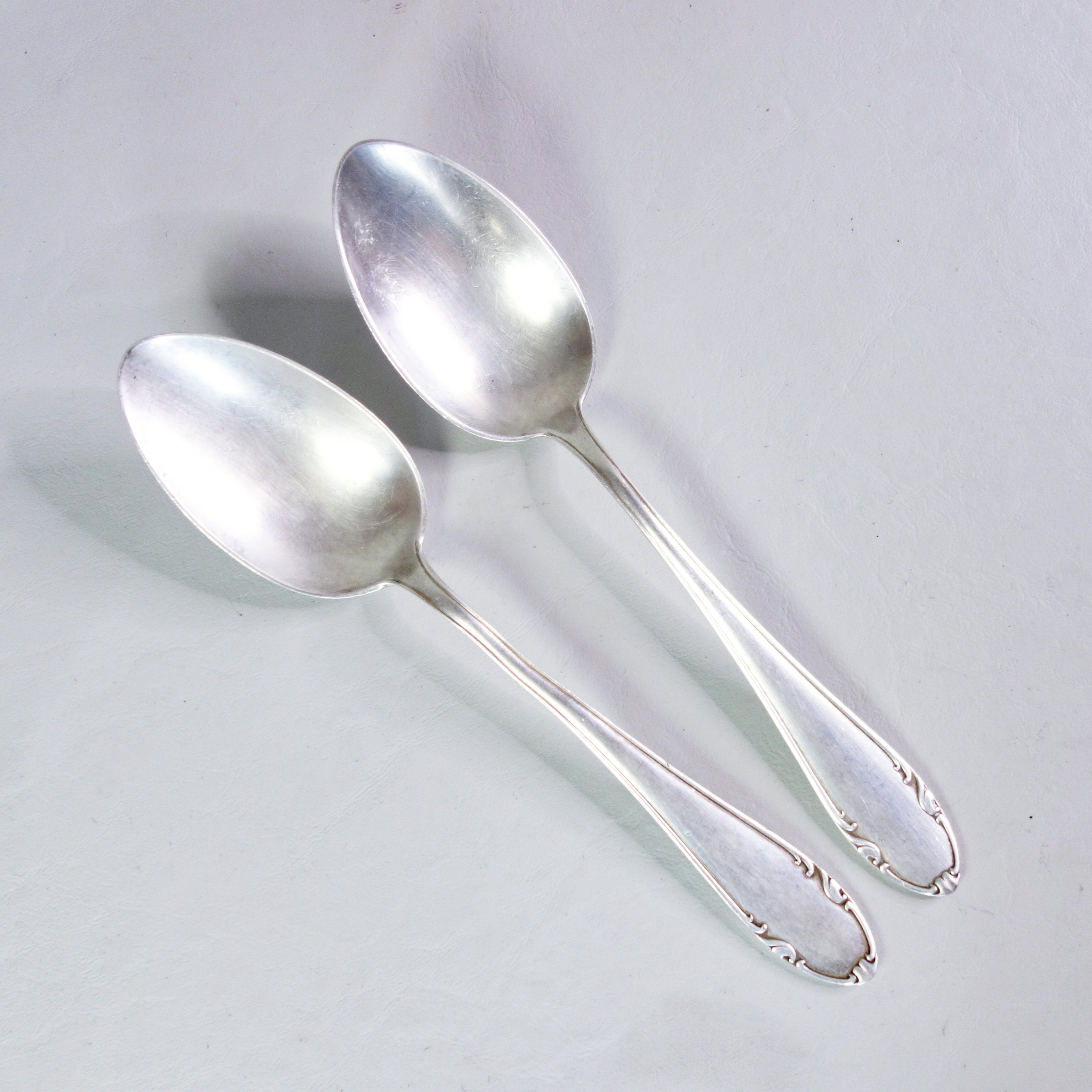 Your Choice Antique Silverplate Dinner Spoons German Table | Etsy