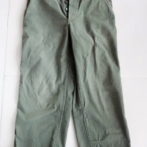 Vintage 1941 HBT Combat Fatigues Button Fly Military Uniform - Etsy