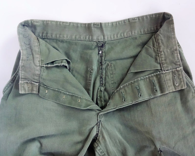 Vintage 1941 HBT Combat Fatigues Button Fly Military Uniform - Etsy