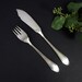 Vintage Silverplate Fish Fork Knife, Set of 9, Continental Silver Fish ...