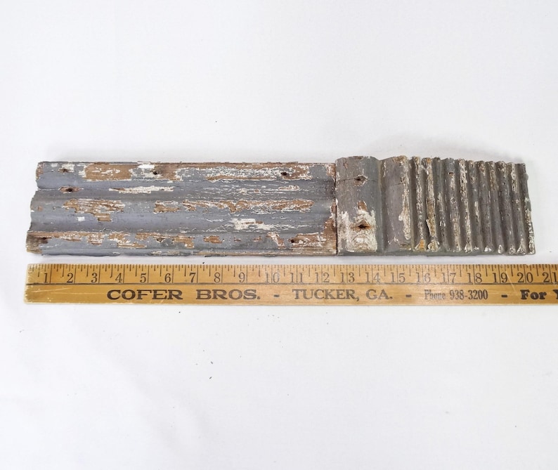 Vintage Victorian Door Trim, Antique Wood Molding, Plinth Block ...