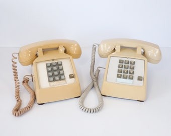 Vintage 1990’s Red Push Button Phone Telephone - Etsy