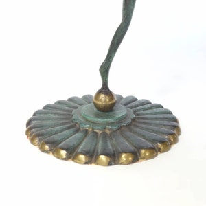 Collectible Maurice Ascalon Bronze Dancer Lidded Bowl, Moshe Klein Pal ...