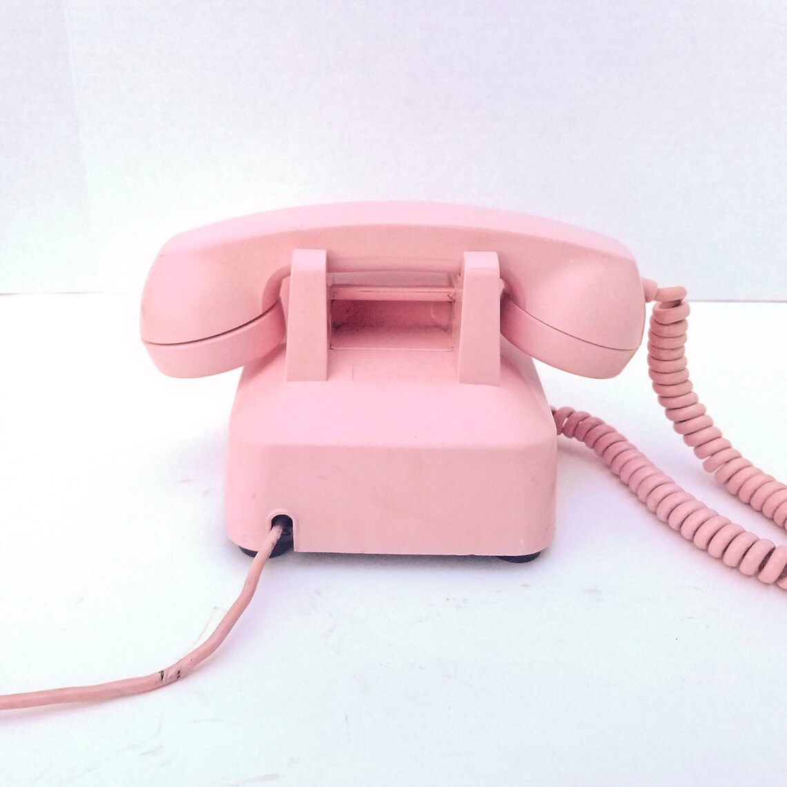 Vintage Pink Rotary Dial Telephone Western Electric Bell - Etsy