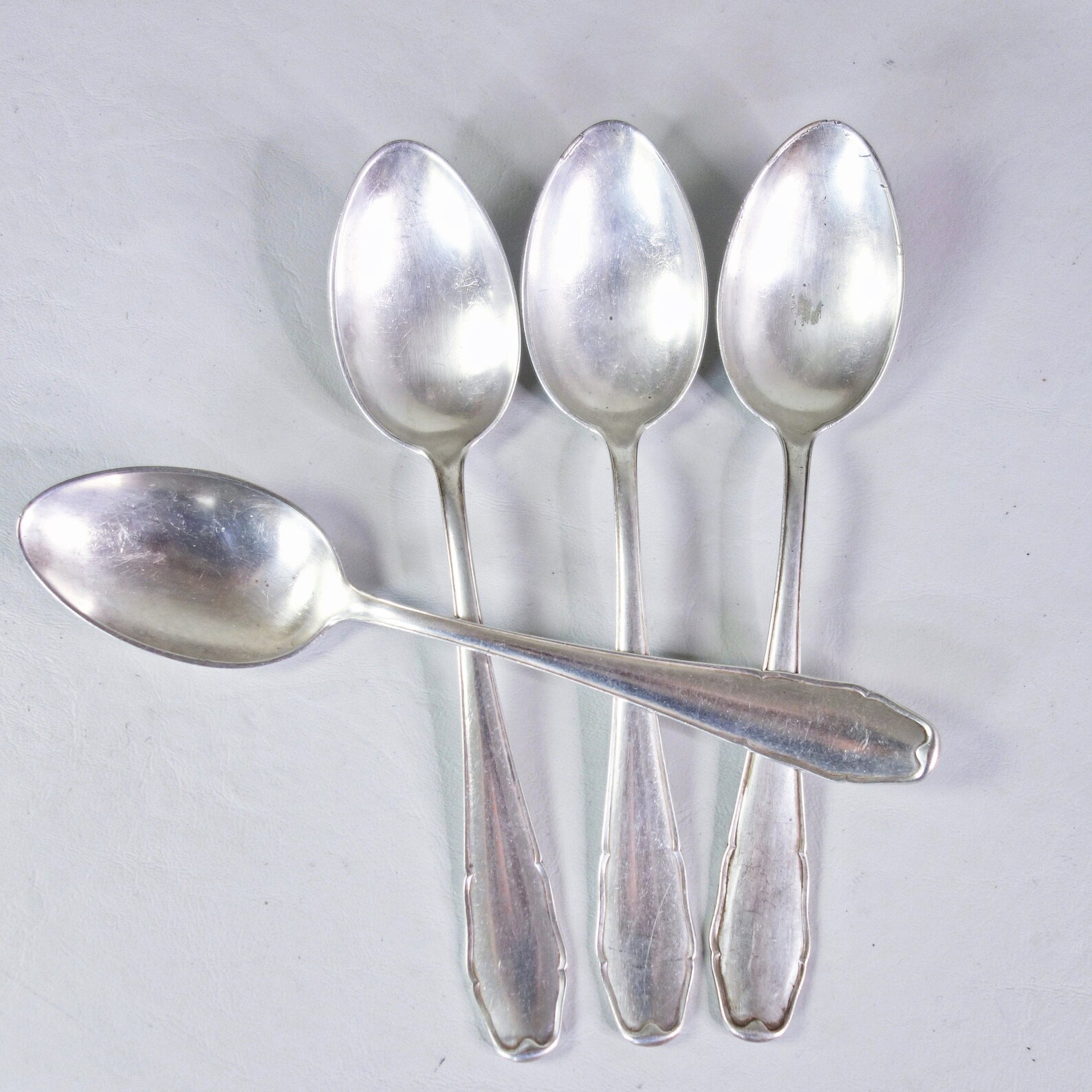 Your Choice Antique Silverplate Dinner Spoons, German Table Spoon ...
