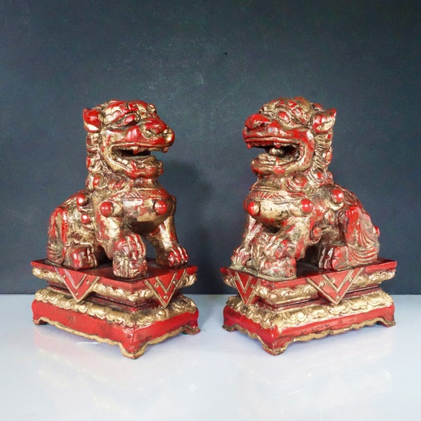 Gold Foo Dogs - Etsy