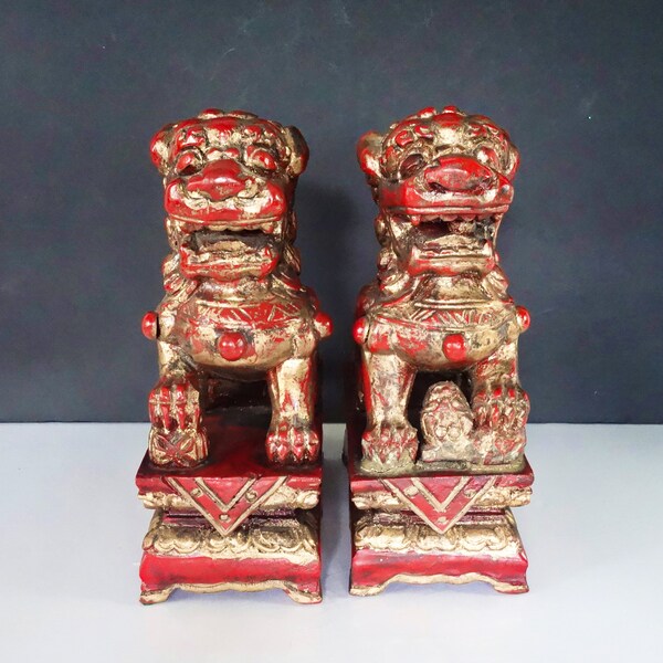 Foo Dogs Pair - Etsy