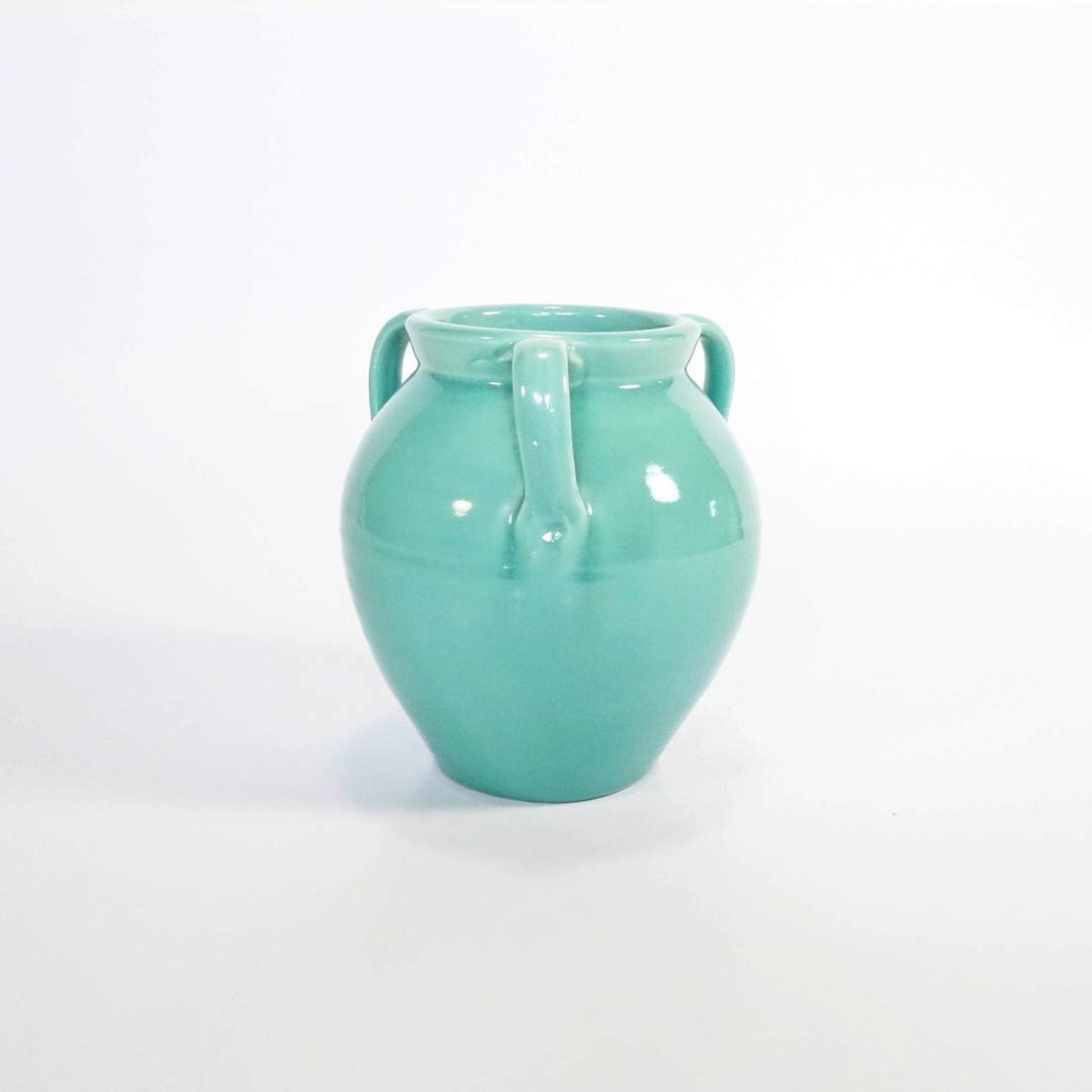 Studio Art Pottery Vase With Three Handles, Fulmer Stangl John Kunsman ...