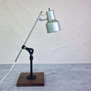 Vintage Industrial Machinist Shop Light, Articulating Table Lamp, Retro ...