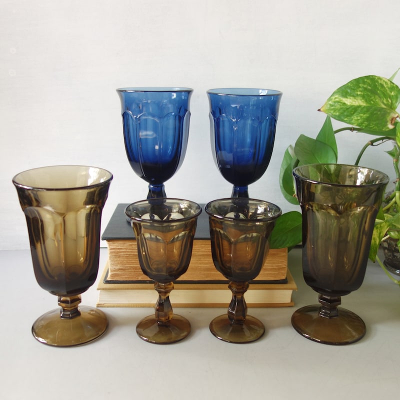 Colored Stemware - Etsy