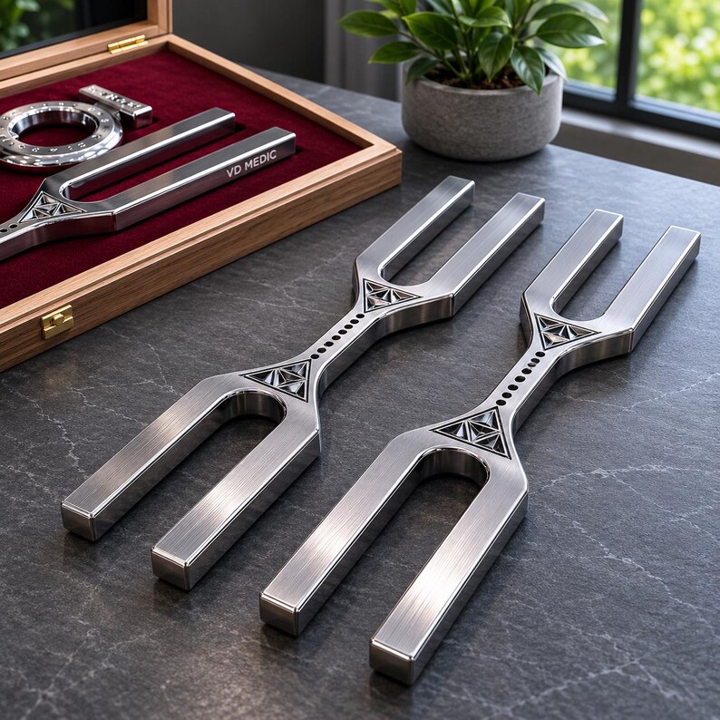 864hz & 963hz Meditation Tuning Fork Set – Spiritual Awakening, Crown ...