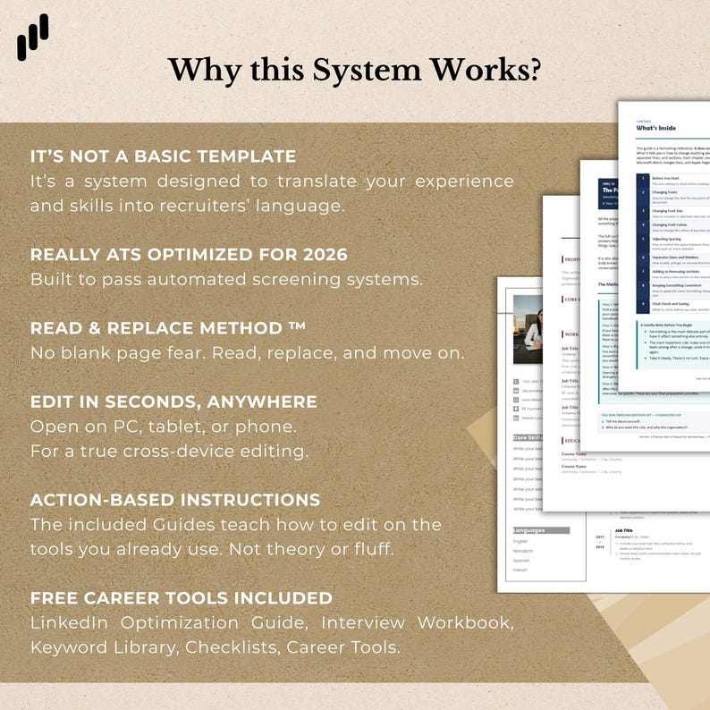 ATS Resume Template 2026 Bundle | ATS Friendly + Visual Templates ...