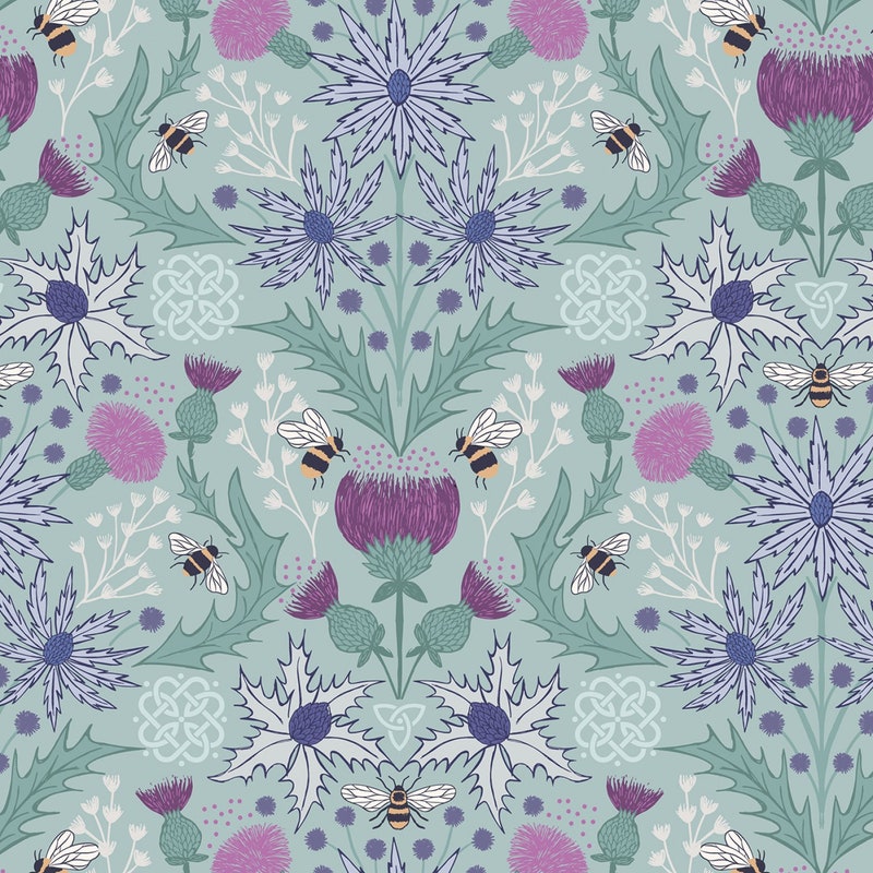 Thistle Fabric - Etsy