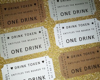 Drink Tokens | Etsy UK