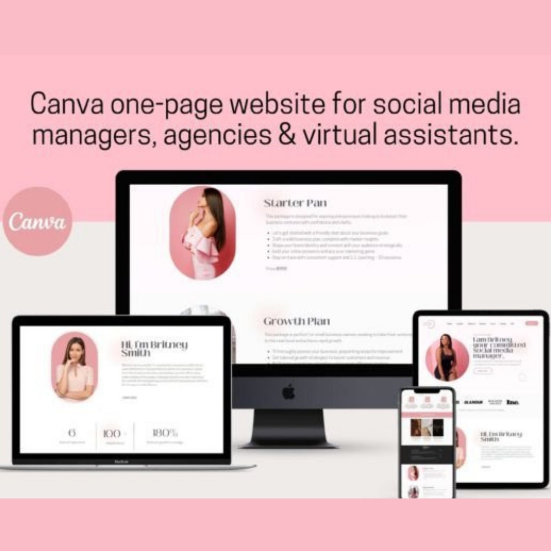 Virtual Assistant Website Banner Set, Editable Web Banners, Canva ...