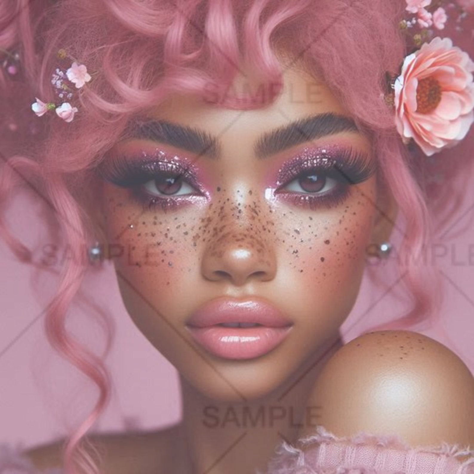 Beauty Stock Models for Websites, Ai-generated Stock Photos, Instant ...