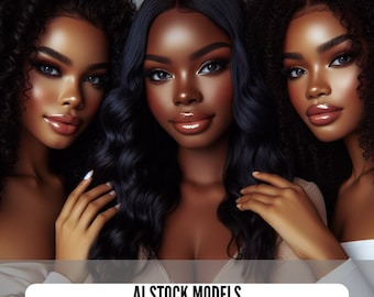 Beauty Stock Models for Websites, Ai-generated Stock Photos, Instant ...