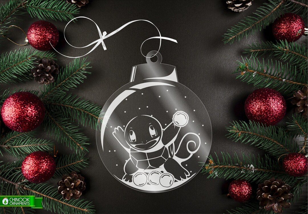 Squirtle Inspired Pokemon Christmas Ornament - Etsy