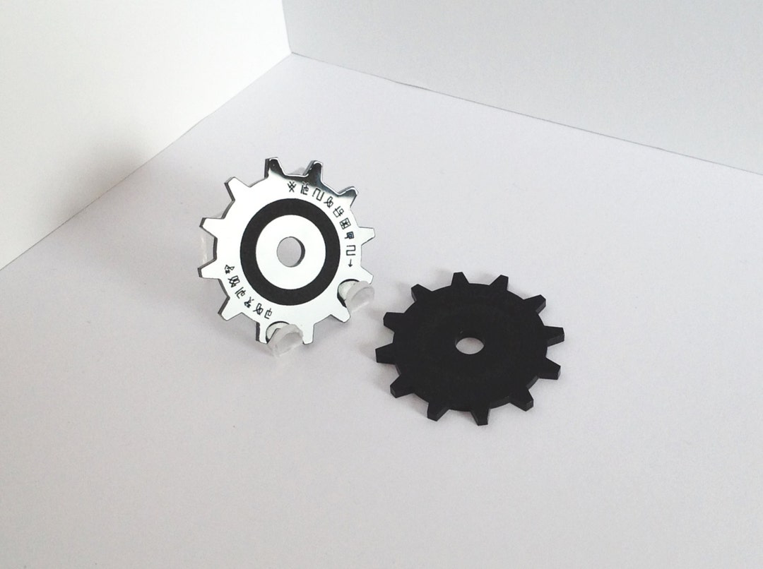 Devimon's Black Gear With Digicode Digimon Laser Cut - Etsy