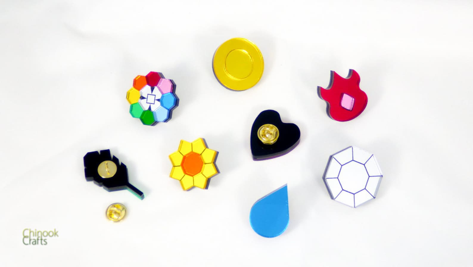Pokemon Gym Badges Kanto Region - Etsy