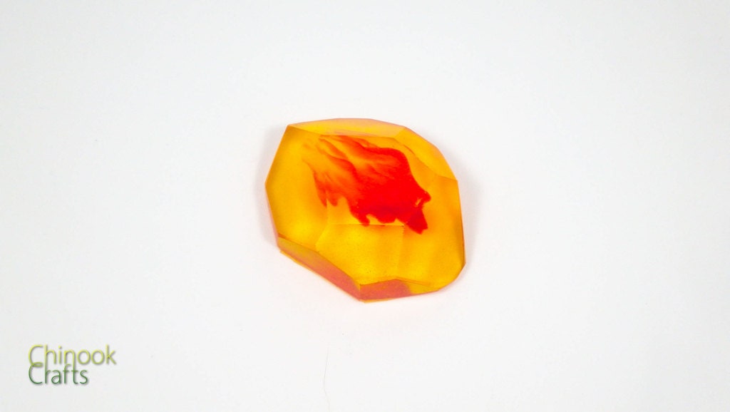 New Design! Pokemon Fire Stone Evolution Stone - Etsy