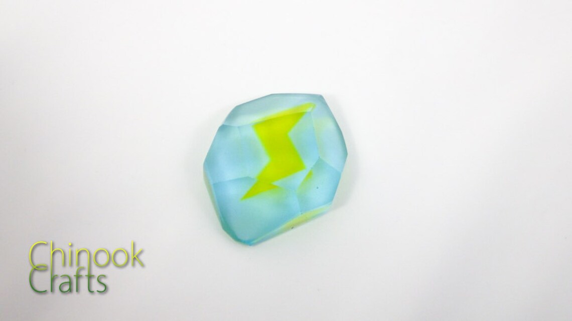 Pokemon Thunderstone Evolution Stone - Etsy