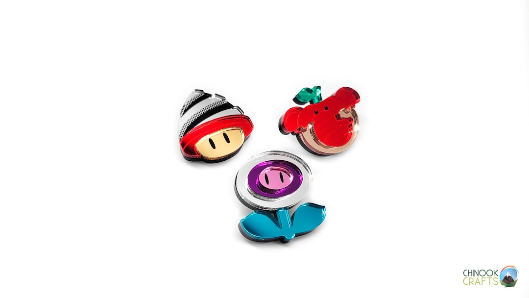 Mario Wonder Inspired Power-ups - Pin or Magnet - Etsy