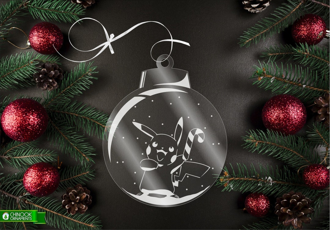 Pikachu Inspired Pokemon Christmas Ornament - Etsy