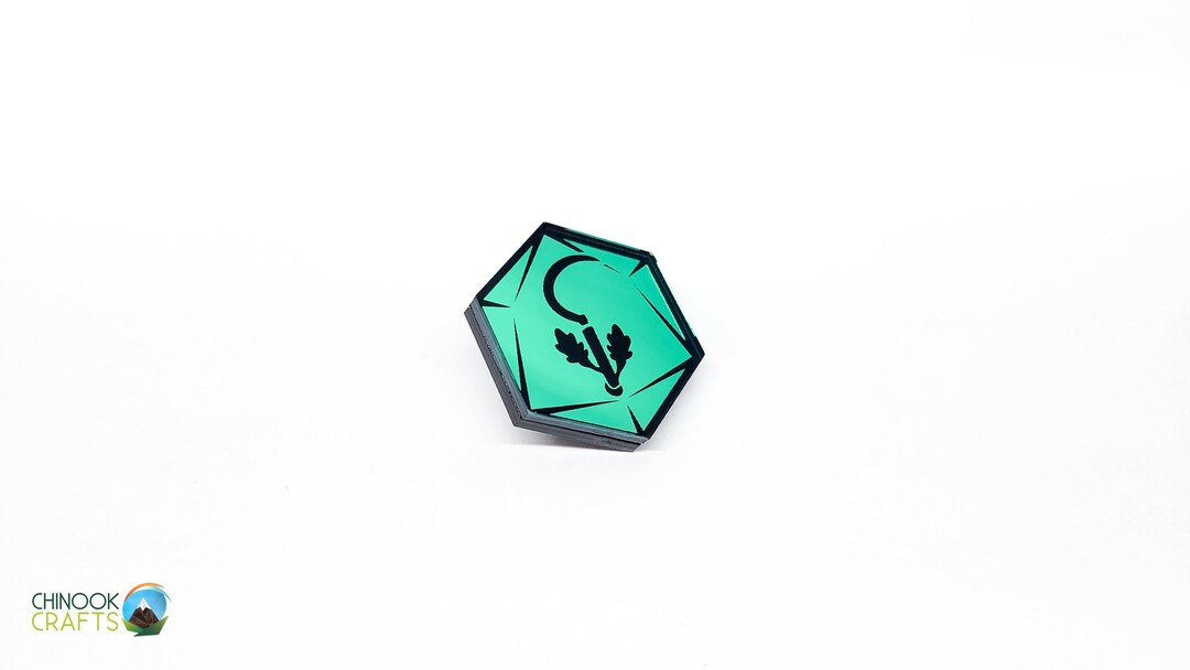 D&D Class Pins - Druid (choose Your Color) - Etsy