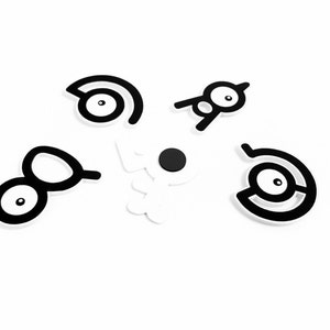 Pokémon Unown Fridge Magnets - Complete Set (28) Plus Bonus Shiny - Etsy