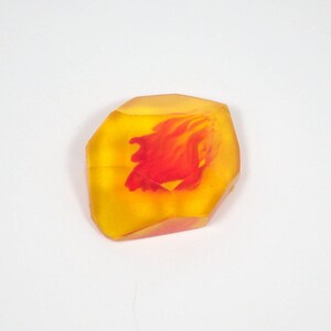 New Design! Pokemon Fire Stone Evolution Stone - Etsy