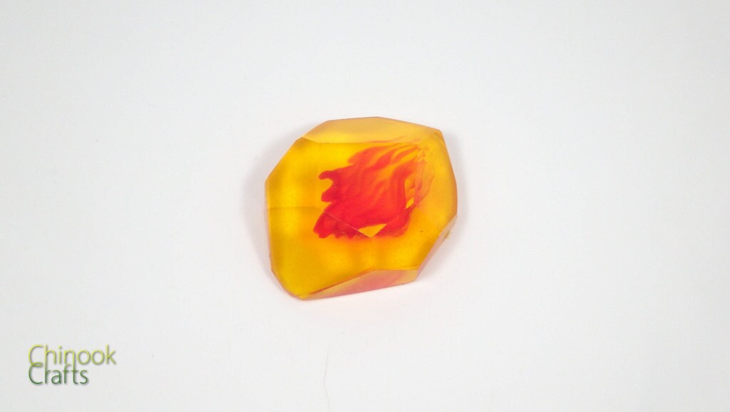 New Design! Pokemon Fire Stone Evolution Stone - Etsy