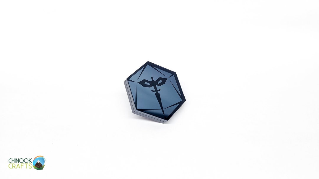 D&D Class Pins - Rogue (choose Your Color) - Etsy