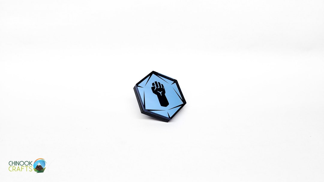 D&D Class Pins - Monk (choose Your Color) - Etsy