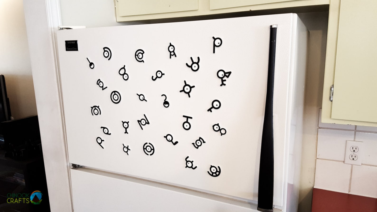 Pokémon Unown Fridge Magnets Complete Set 28 Plus Bonus - Etsy Canada