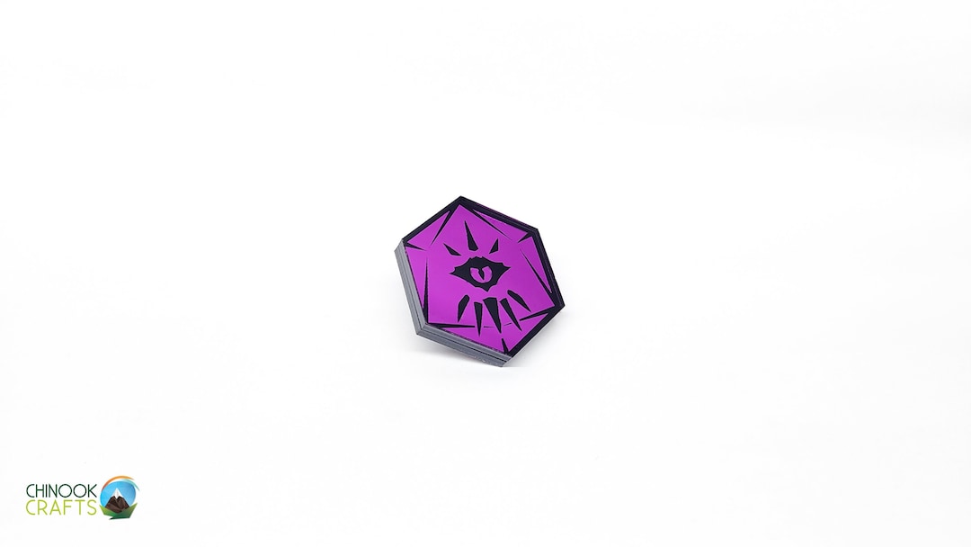 D&D Class Pins - Warlock (choose Your Color) - Etsy