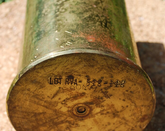 WW2 Ship Artillery 90mm Shell Dated 1945 - BRASS - Etsy