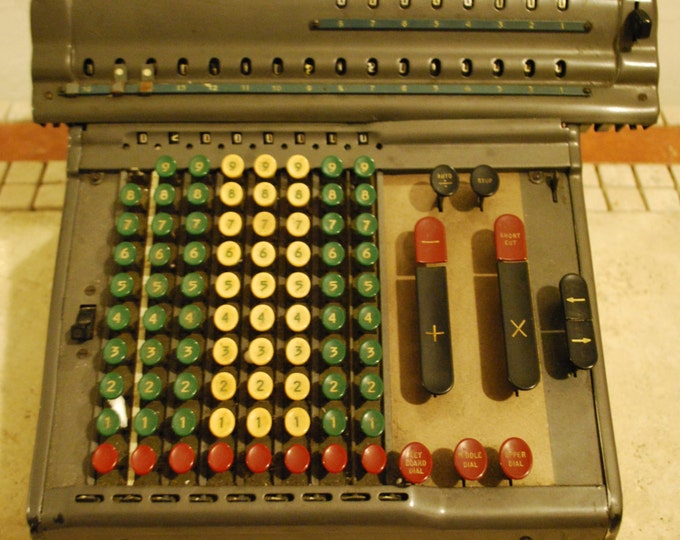 Antique 1944 Marchant Adding Machine Calculator Silent Speed ...