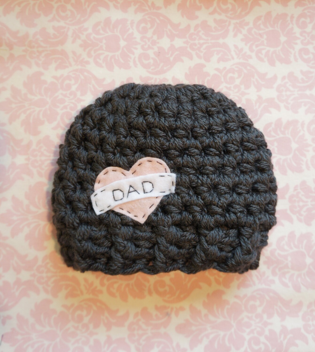 Dark Gray dad Hat/ Newborn Hat/ Baby Boy Hat - Etsy