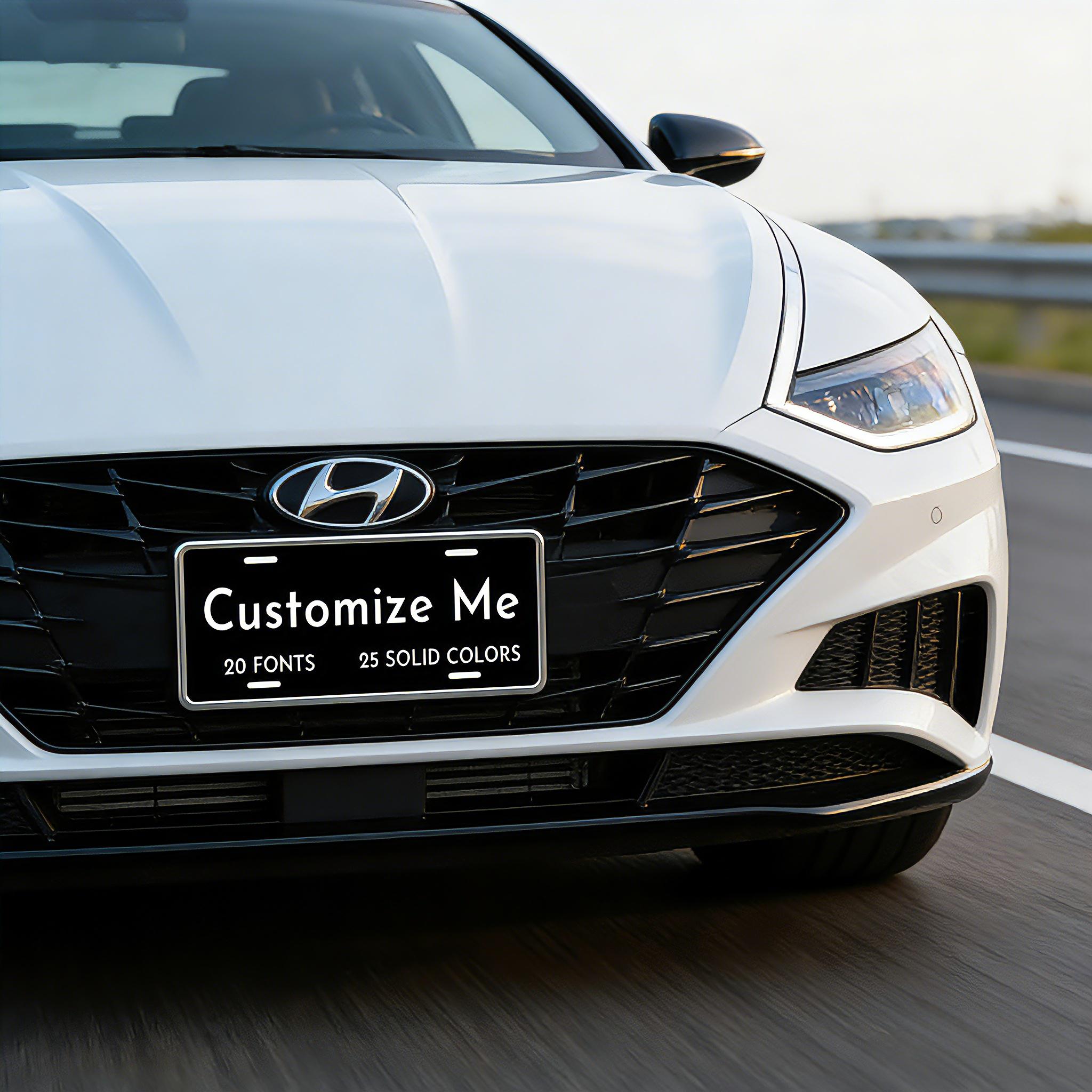 Custom Aluminum License Plate, Personalized Vanity Plate 6